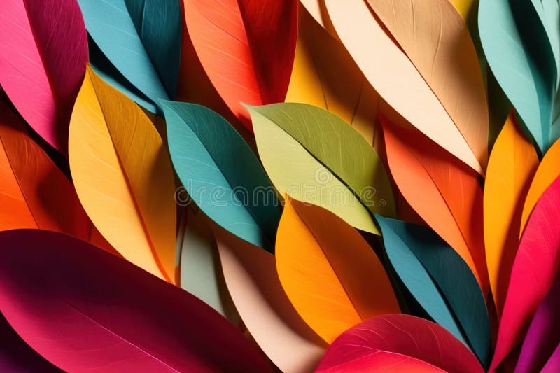 Abstract Colorful Paper Cut Overlapping Paper Texture Background ...