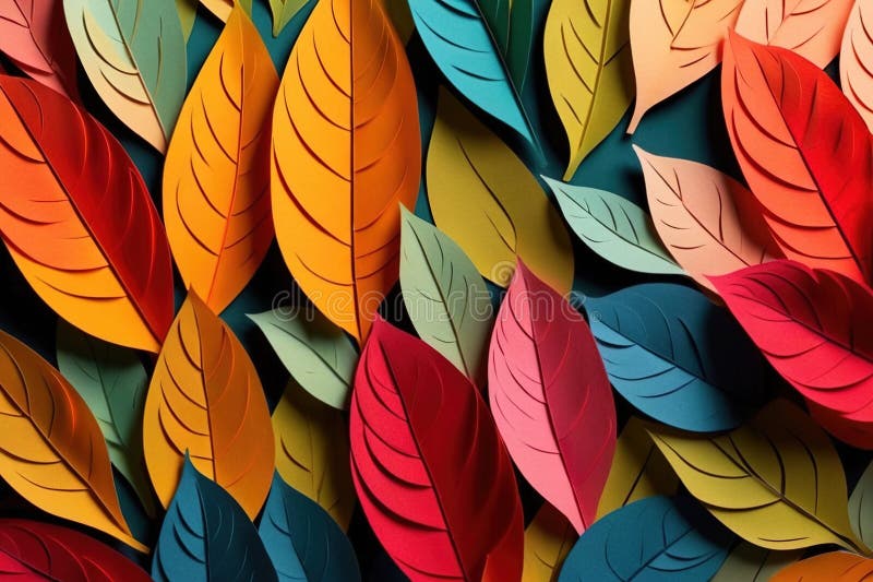 Abstract Colorful Paper Cut Overlapping Paper Texture Background ...