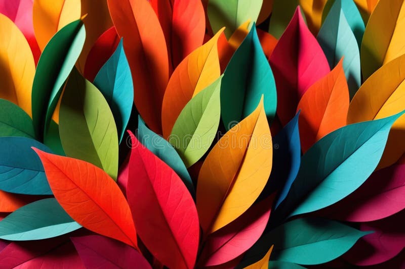 Abstract Colorful Paper Cut Overlapping Paper Texture Background ...