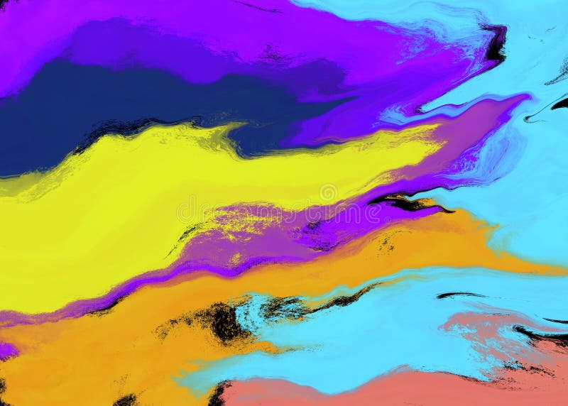 Abstract Colorful Particle Art Stock Illustration - Illustration of ...