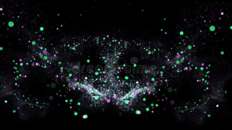Abstract Colorful Particle Effect Explosion Animation Colorful Digital