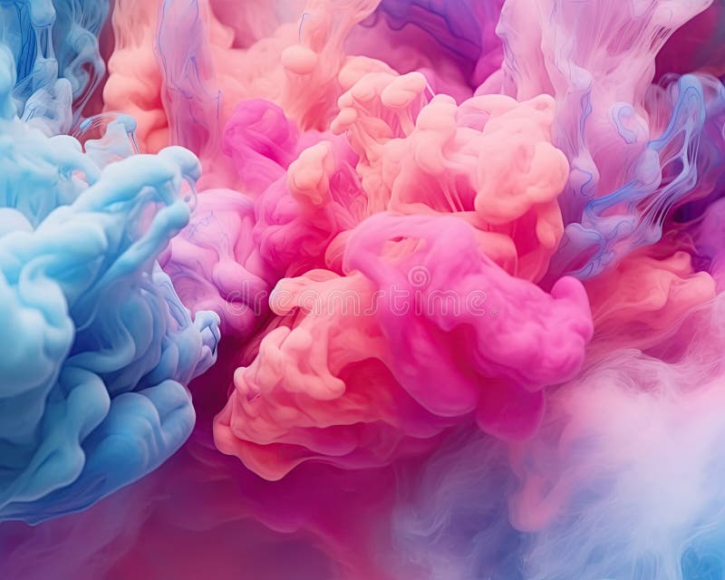 Abstract Colorful Pastel Color Cloud Background Stock Illustration ...