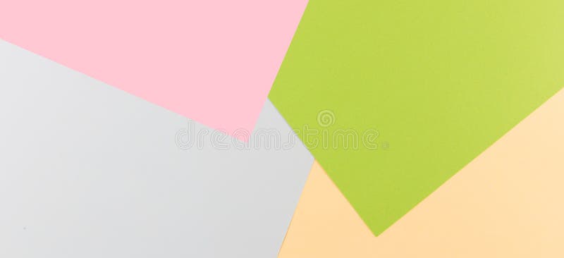 Abstract Colorful Pastel Paper Banner Background. Stock Photo - Image ...