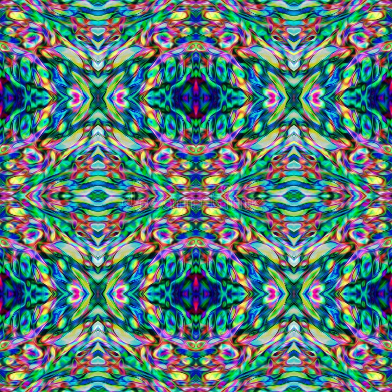 Abstract Colorful Pattern Illusion Stock Illustration - Illustration of ...