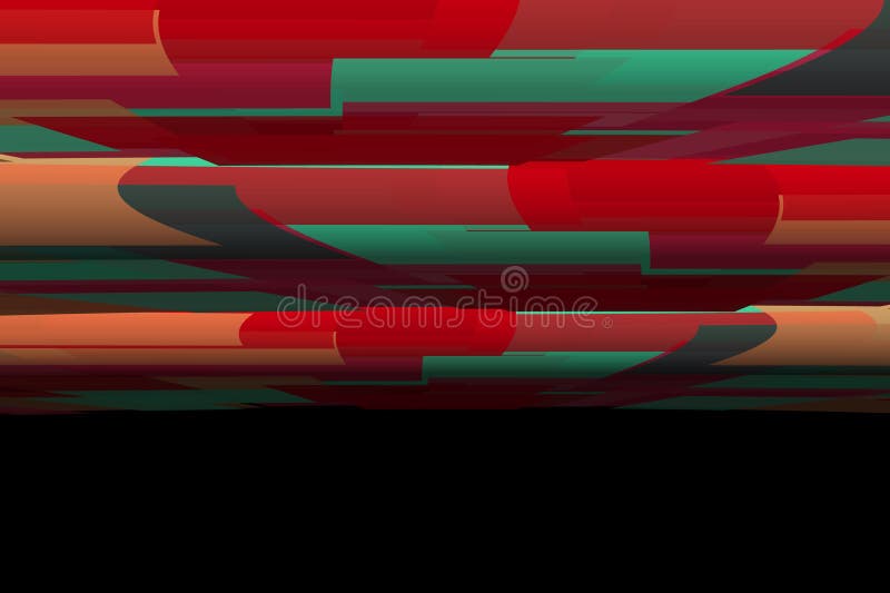Abstract Colorful Perspective Rectangles. Stock Illustration ...