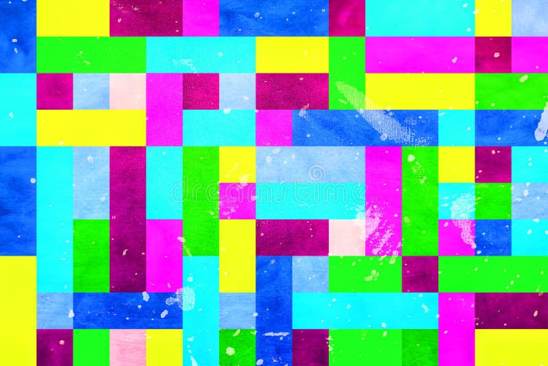 Abstract Colorful Pixel Background Stock Illustration - Illustration of ...