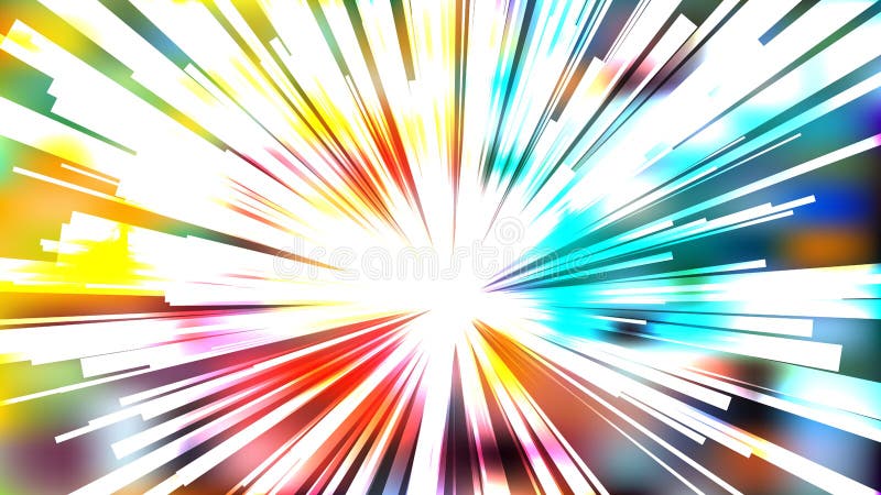Abstract Colorful Radial Lights Background Stock Vector - Illustration ...