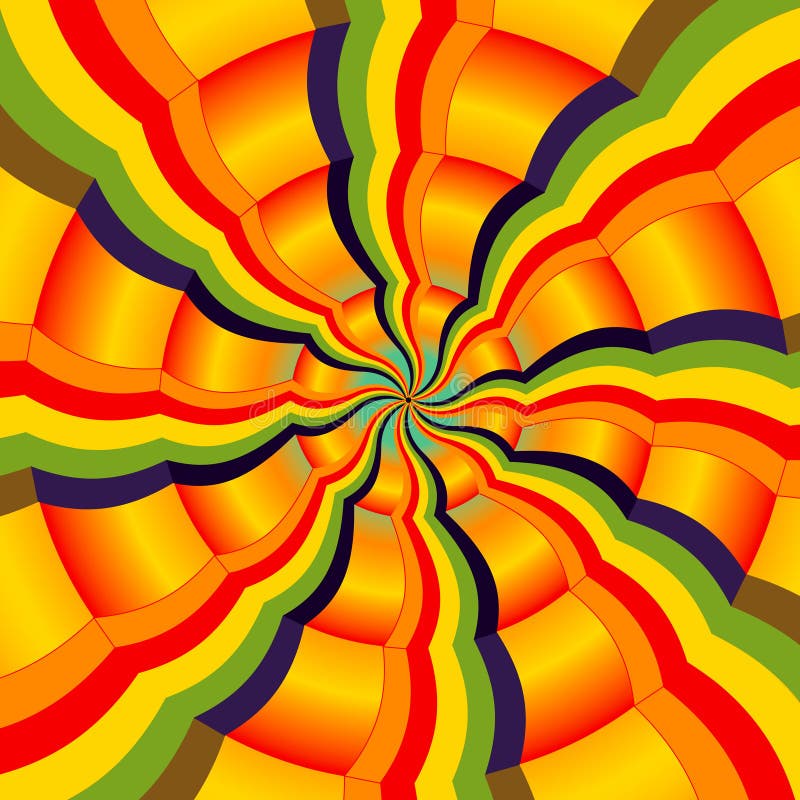 Abstract Colorful Radial Spectrum Stock Vector - Illustration of ...