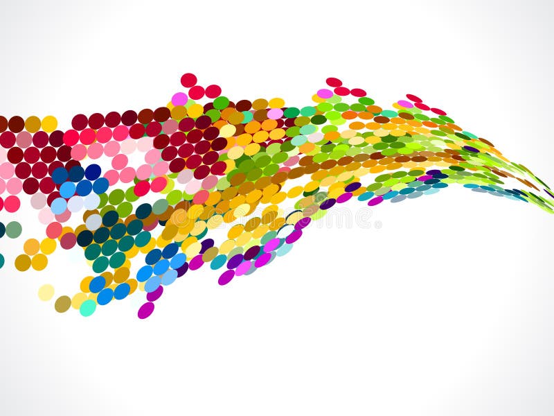 Abstract Colorful Rainbow Circle Background Stock Vector - Illustration ...