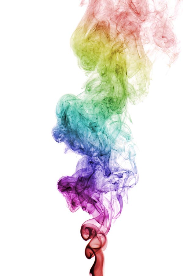 Colorful Rainbow Smoke stock image. Image of cigarette - 4648181