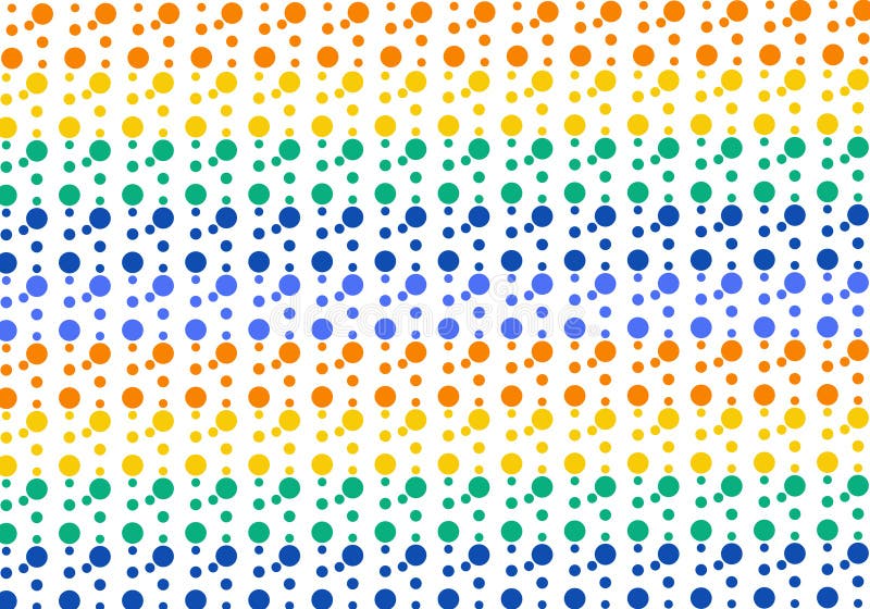 Abstract Random Circle Size Pattern Pastel on Background Stock Vector ...