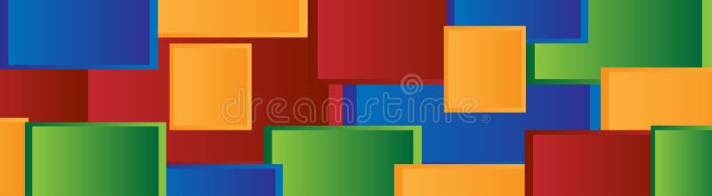 Abstract Colorful Rectangular Shapes Modern Background Stock ...