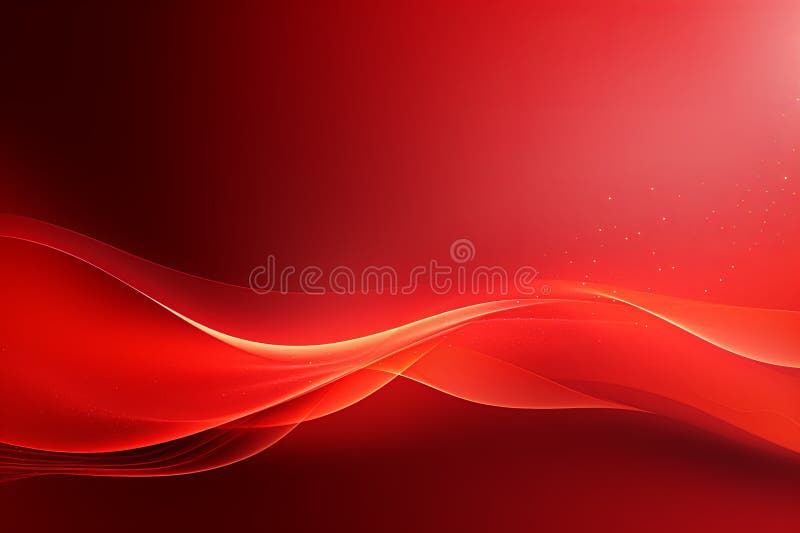 Abstract Colorful Red Gradient Wavy Shapes Background, Vibrant 3d ...