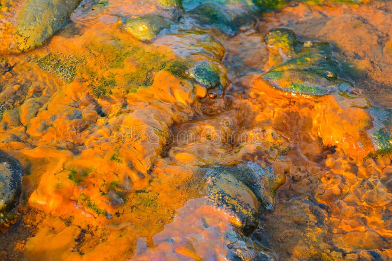 Abstract Colorful Red and Yellow Texture with Rust, Metal, and Stone ...