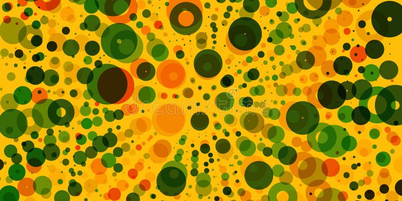 Abstract Colorful Retri Style Spotted Pattern with 3D Effect - Random ...