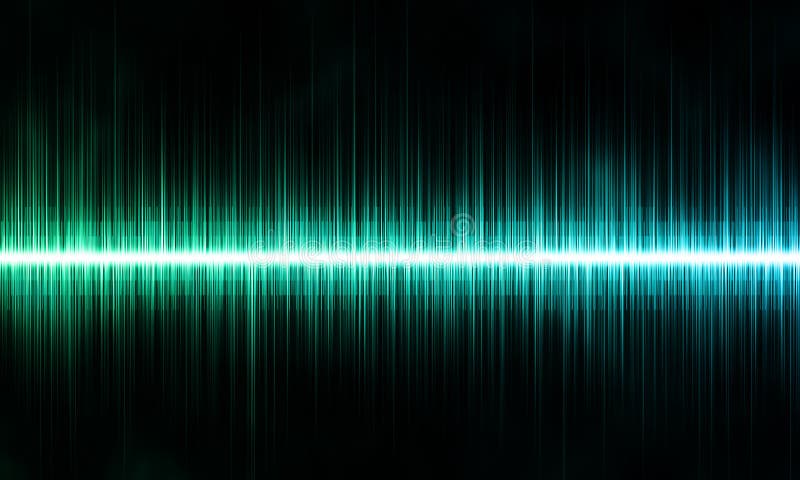 Abstract Colorful Rhythmic Sound Wave. Concept of Voice Recognition ...