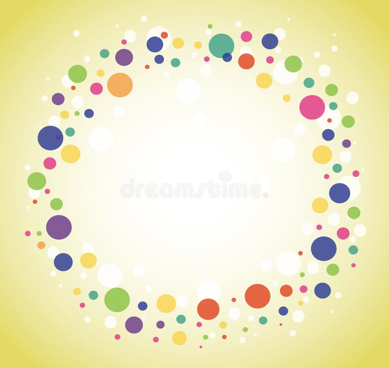 Colorful Round Infographic Vector Template with 5 Options Stock Vector ...