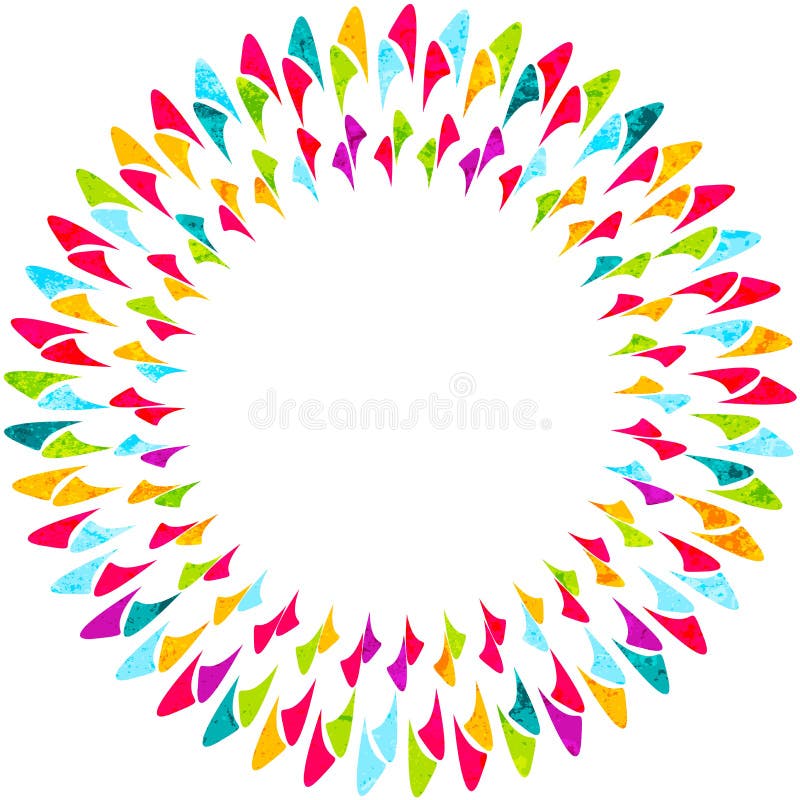 Abstract Colorful Round Vector Background Stock Vector - Illustration ...