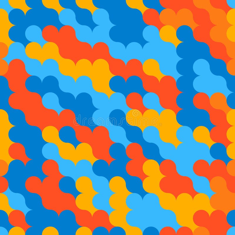 Abstract Colorful Seamless Background. Vector Stock Vector ...