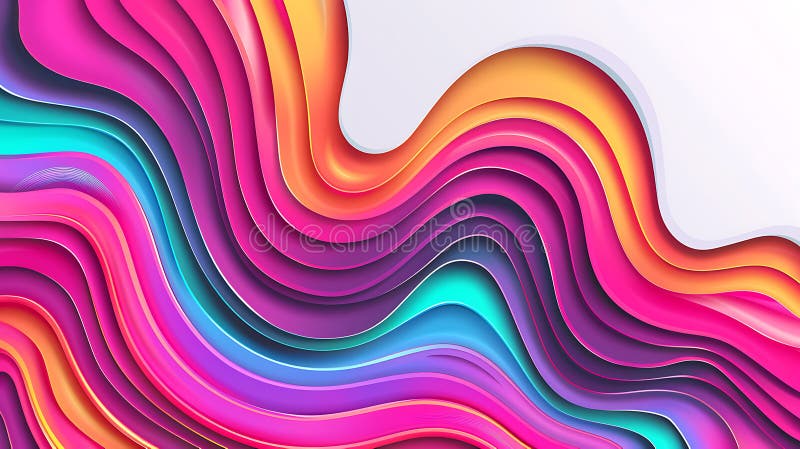 Abstract Colorful Shadow Isolated White Background Stock Photo - Image ...