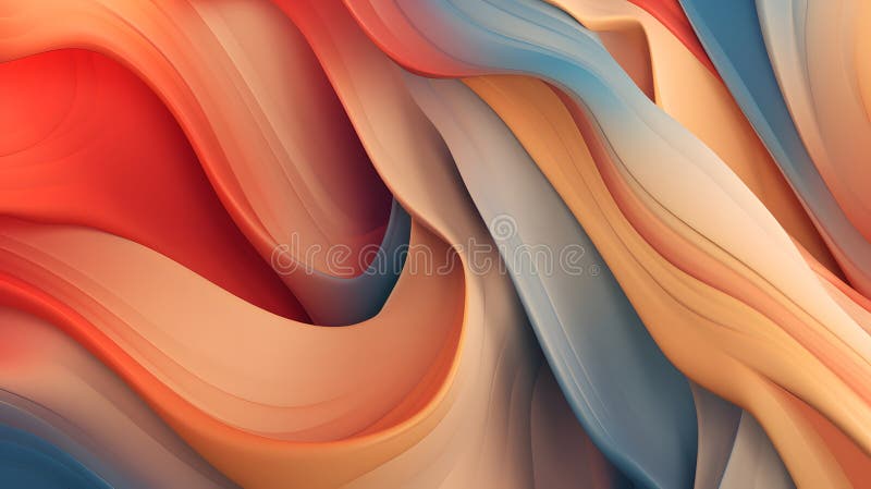 Abstract Colorful Shapeless Artistic Unobtrusive Background and ...