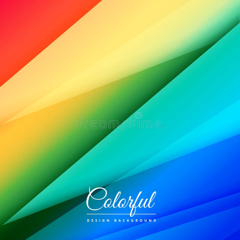 Abstract Colorful Shapes Background Poster Vector Design Illustration ...