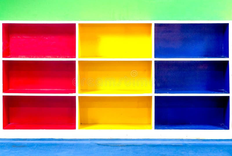 Abstract colorful of shelf stock photo. Image of library - 41237606