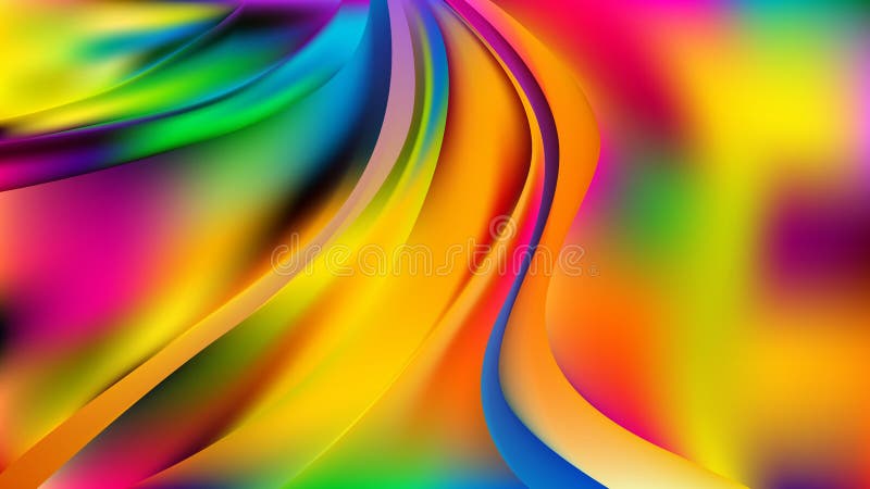 Abstract Colorful Shiny Wave Background Vector Illustration Stock ... Abstract Colorful Shiny Wave Background Vector Illustration Stock ...