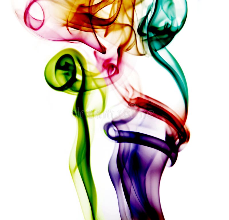 Abstract Colorful Smoke Background Stock Photo - Image of creativity ...