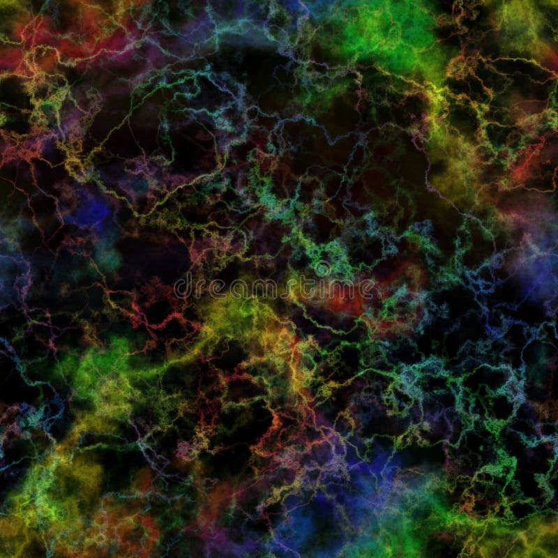 Abstract Colorful Smoke On Black Background. Multicolor Clouds. Rainbow ...