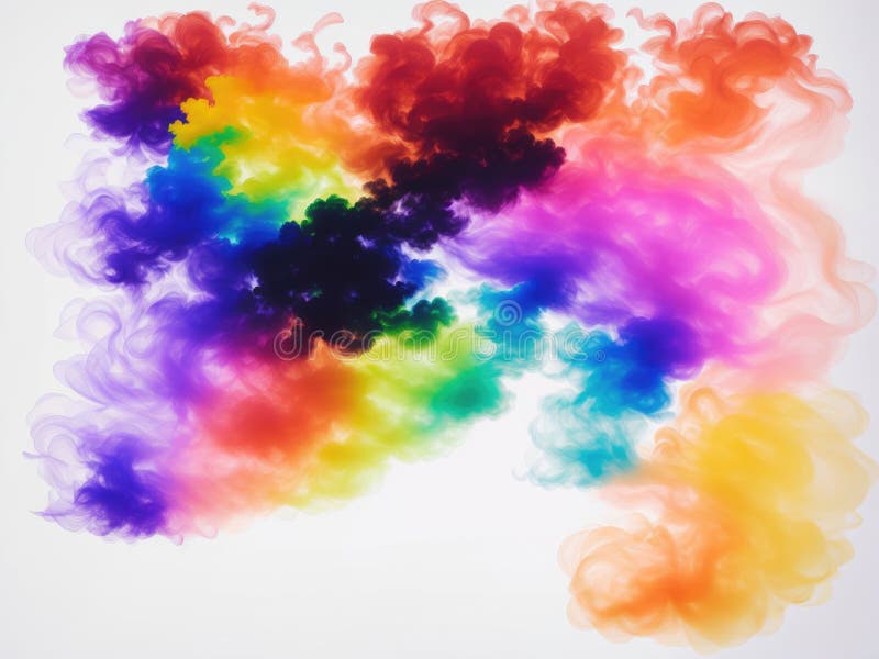 Abstract Colorful Smoke, Illustration. Stock Illustration ...