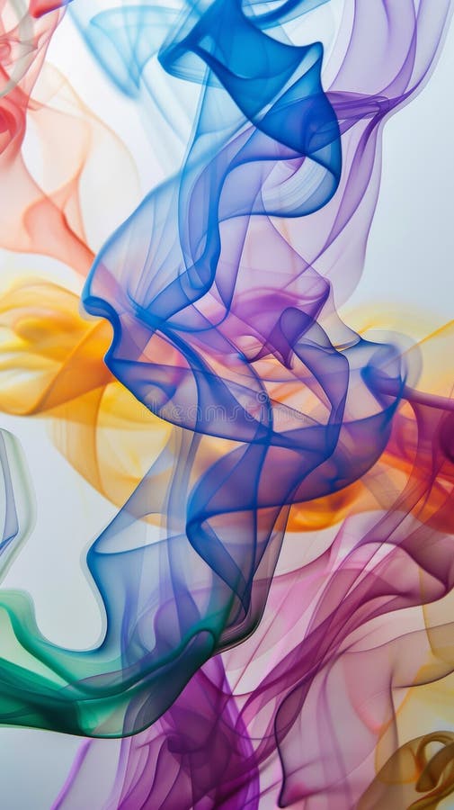 Abstract Colorful Smoke Patterns Stock Image - Image of fume, softness ...