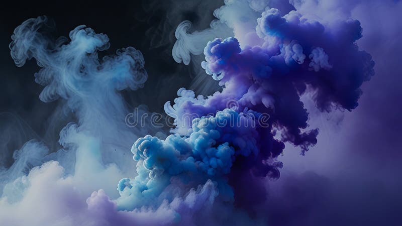 Abstract Colorful Smoky Background Stock Illustration - Illustration of ...
