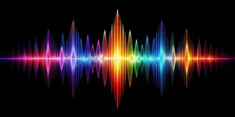 Audio Frequency Patterns Stock Illustrations – 1,680 Audio Frequency ...