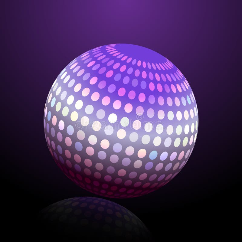 Abstract colorful sphere stock vector. Illustration of flash - 66953360
