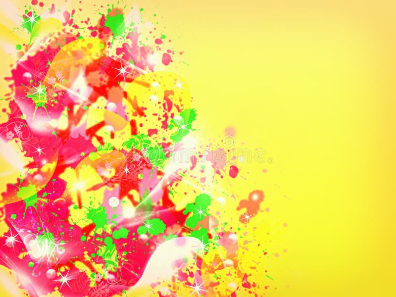 Abstract Colorful Splatter Background Stock Illustration - Illustration ...