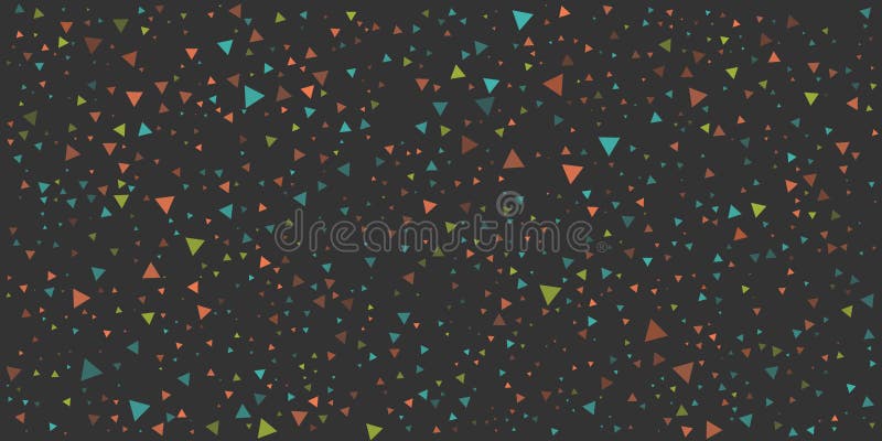 Abstract Colorful Spotted Pattern - Random Placed Spots, Triangles of ...