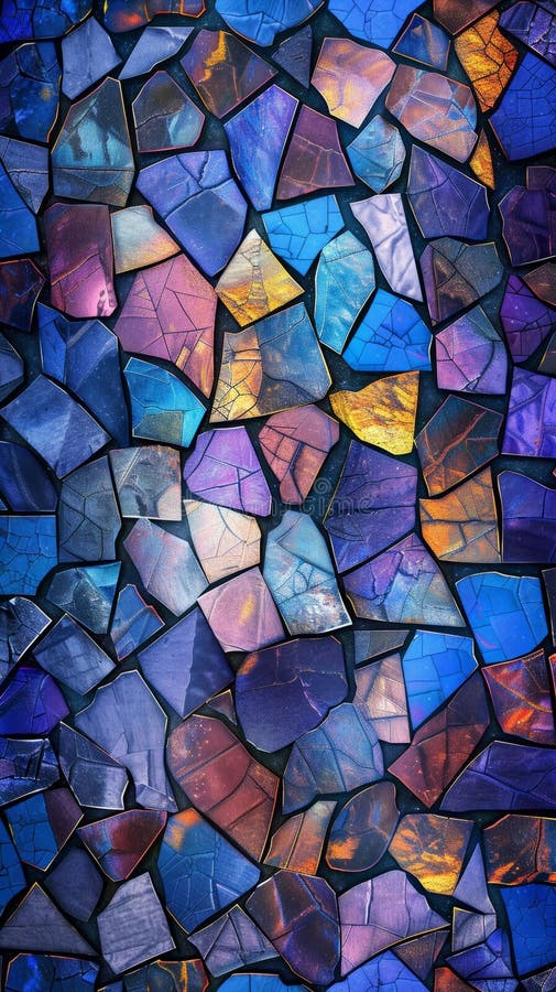 Abstract Colorful Stained Glass Pattern Stock Image - Image of mosaic ...