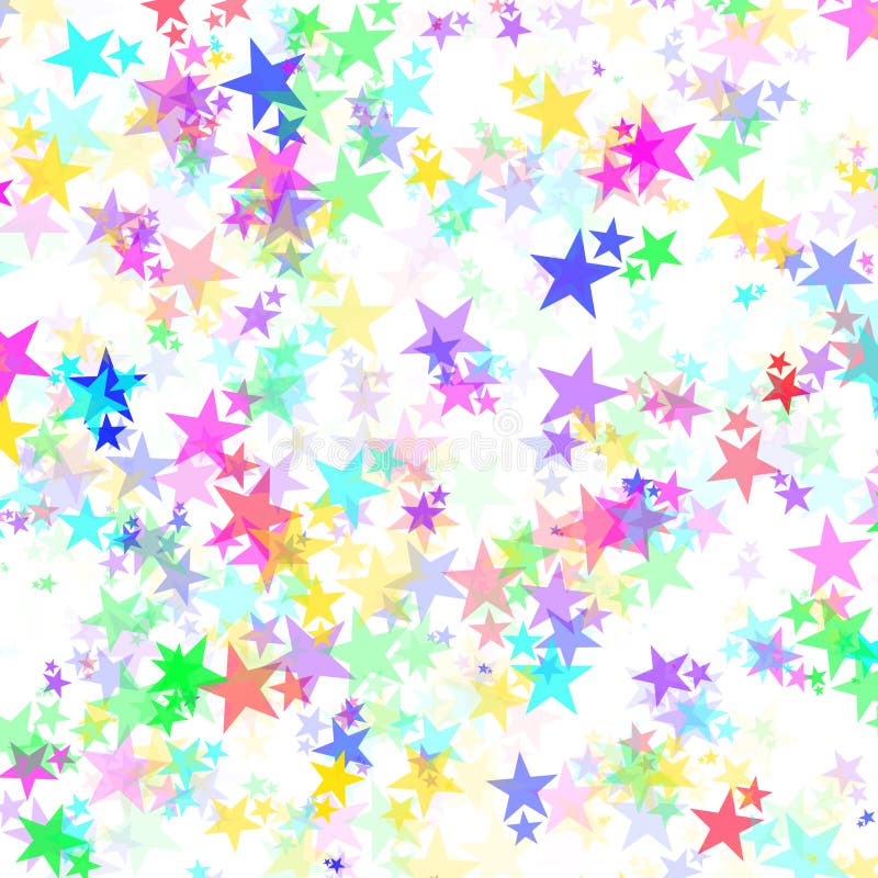 Abstract Colorful Stars Background Stock Illustration - Illustration of ...