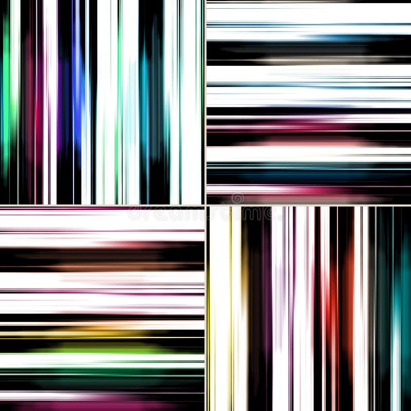 Abstract Colorful Striped Backgrounds Stock Illustration - Illustration ...