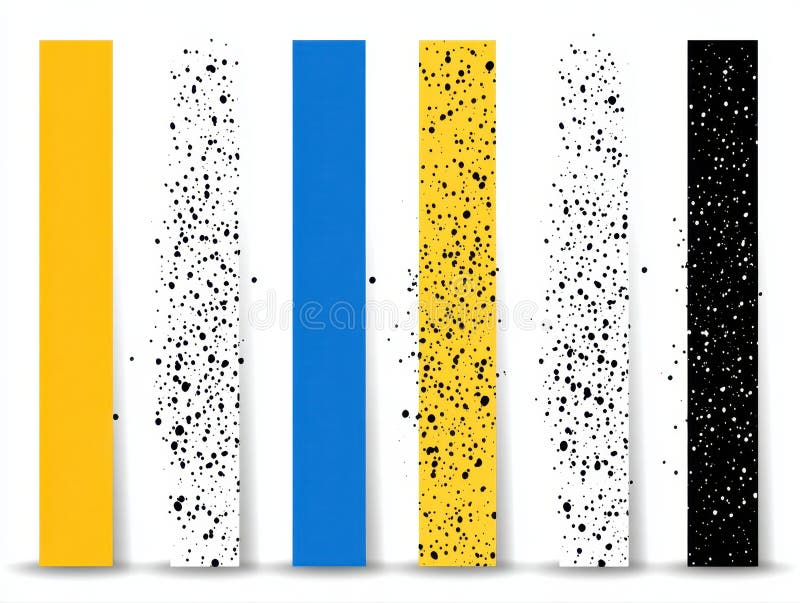 Abstract Colorful Stripes with Scattered Spots Create a Modern and ...
