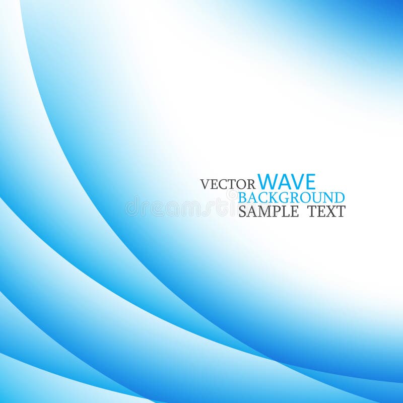 Abstract Colorful Stylish Blue Circle Wave Stock Vector - Illustration ...