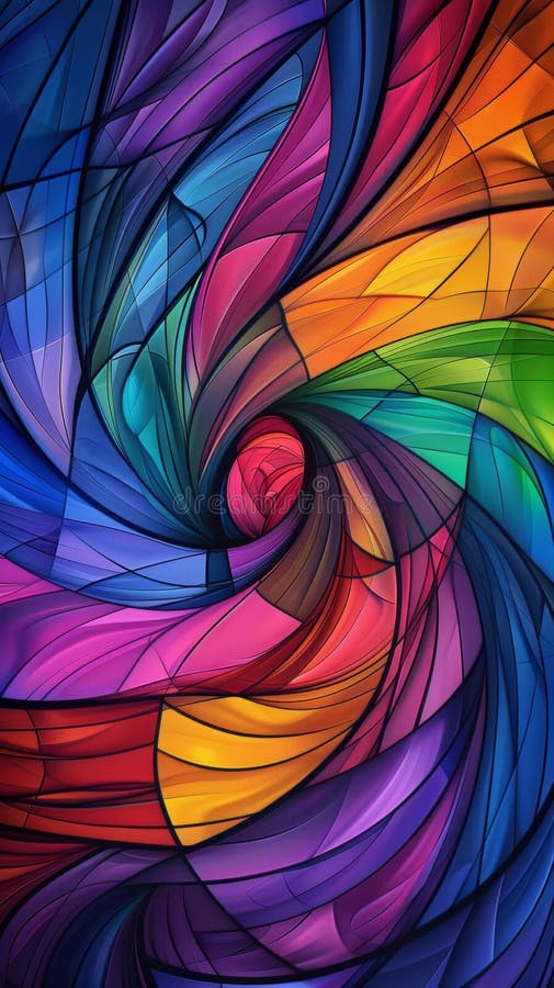 Abstract Colorful Swirl Patterns Stock Photo - Image of vibrant ...