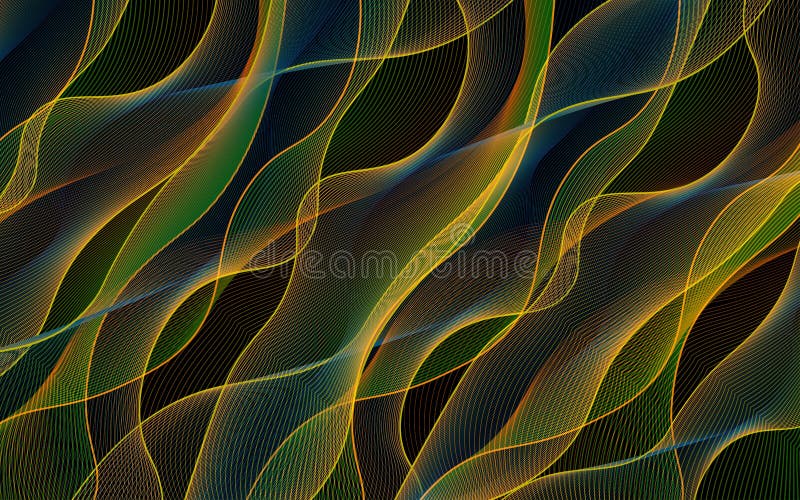 Abstract Colorful Swirl Wave Background. Basic RGB Stock Vector ...