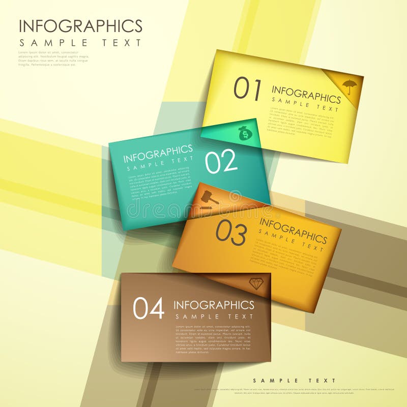 Abstract Colorful Tag Infographics Stock Vector - Illustration of label ...