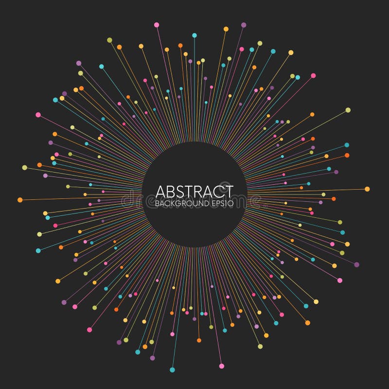 Colorful Circle Web Template Stock Vector - Illustration of design, chart: 42612618