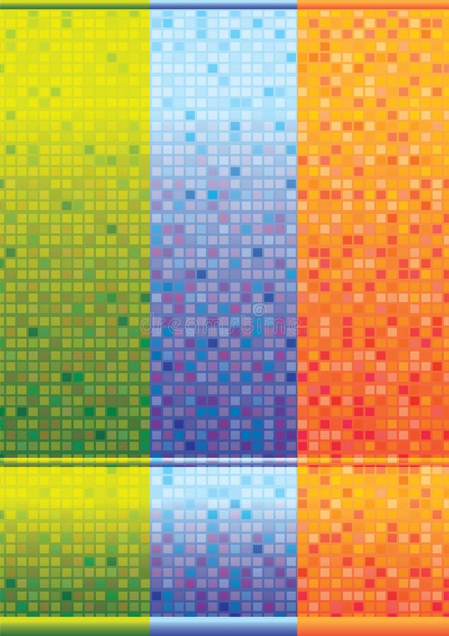 Abstract Colorful Tile Backgrounds Stock Vector - Illustration of glass ...