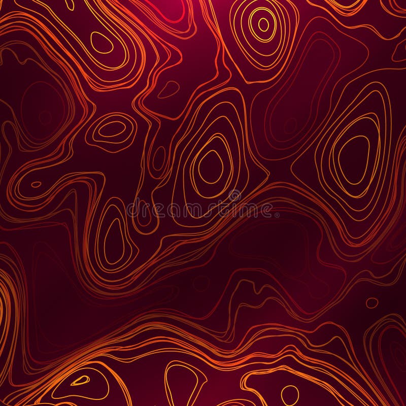 Abstract Colorful Topographic Background with Colored Liquid Wavy Lines ...