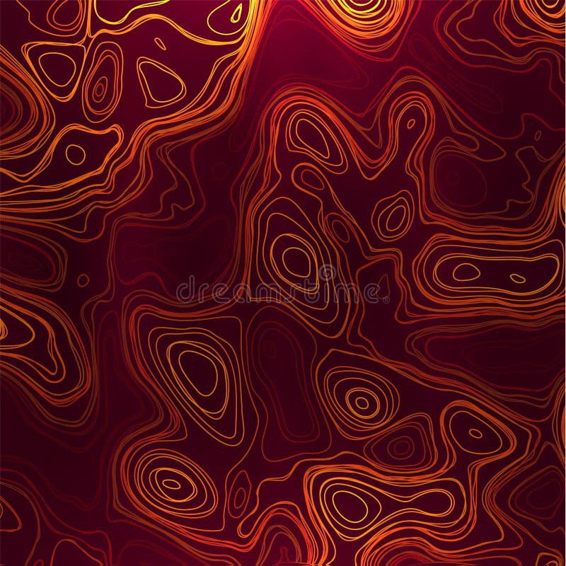 Abstract Colorful Topographic Background with Colored Liquid Wavy Lines ...