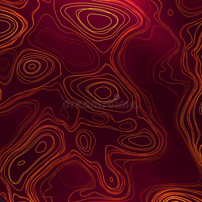 Abstract Colorful Topographic Background with Colored Liquid Wavy Lines ...